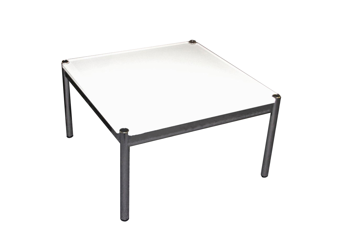 USM Haller Side Table Glass / White 75 x 75 cm | Side tables | USM ...