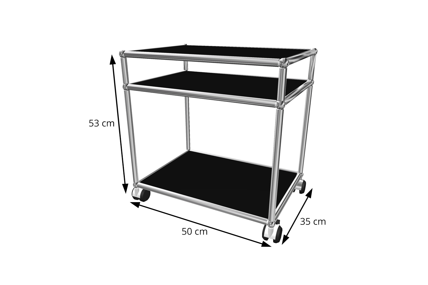 USM Haller Beistelltisch 50 x 35 cm | Beistelltische | USM Haller ...