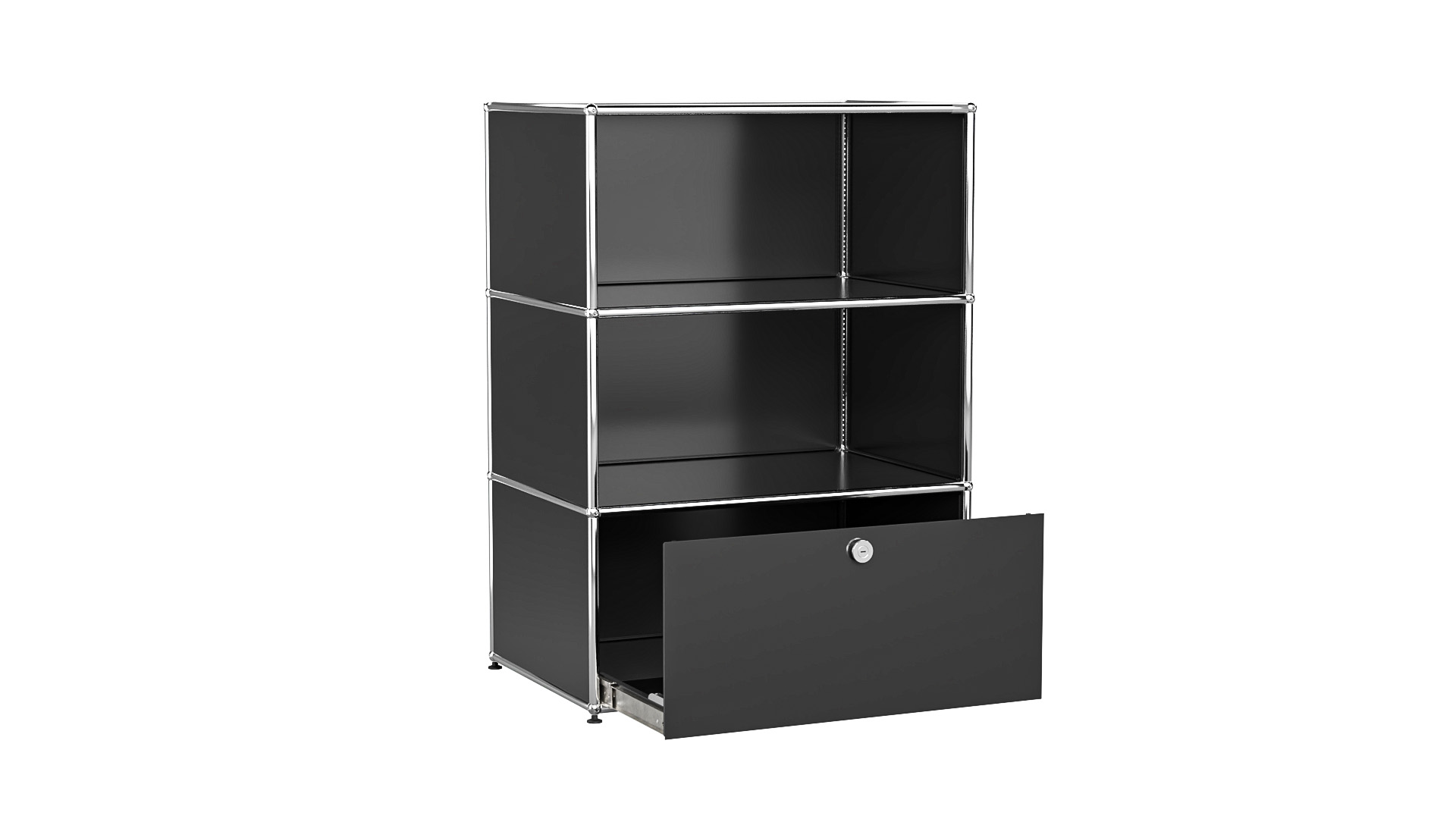 USM Haller Sideboard individualisierbar in Breite 75 cm x Tiefe 50 cm ...