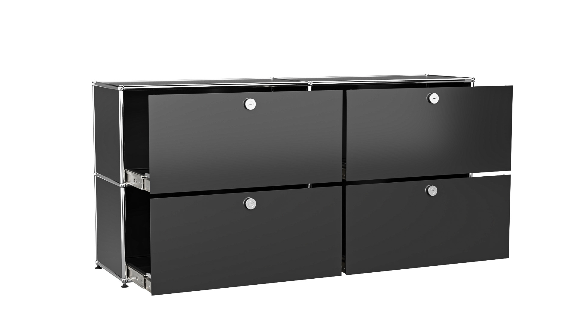 USM Haller Sideboard individualisierbar in Breite 150 cm x Tiefe 35 cm ...