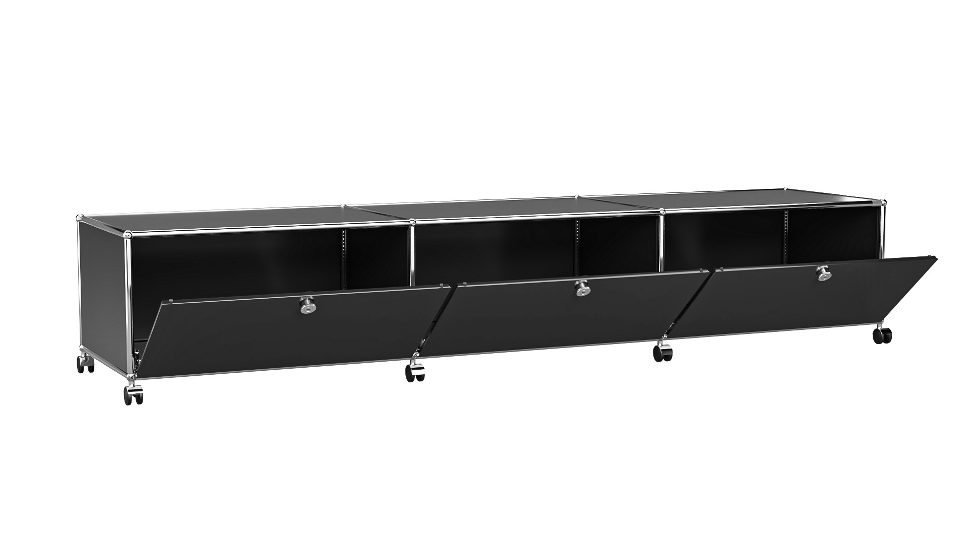 USM Haller Lowboard individualisierbar in Breite 225 cm x Tiefe 50 cm ...