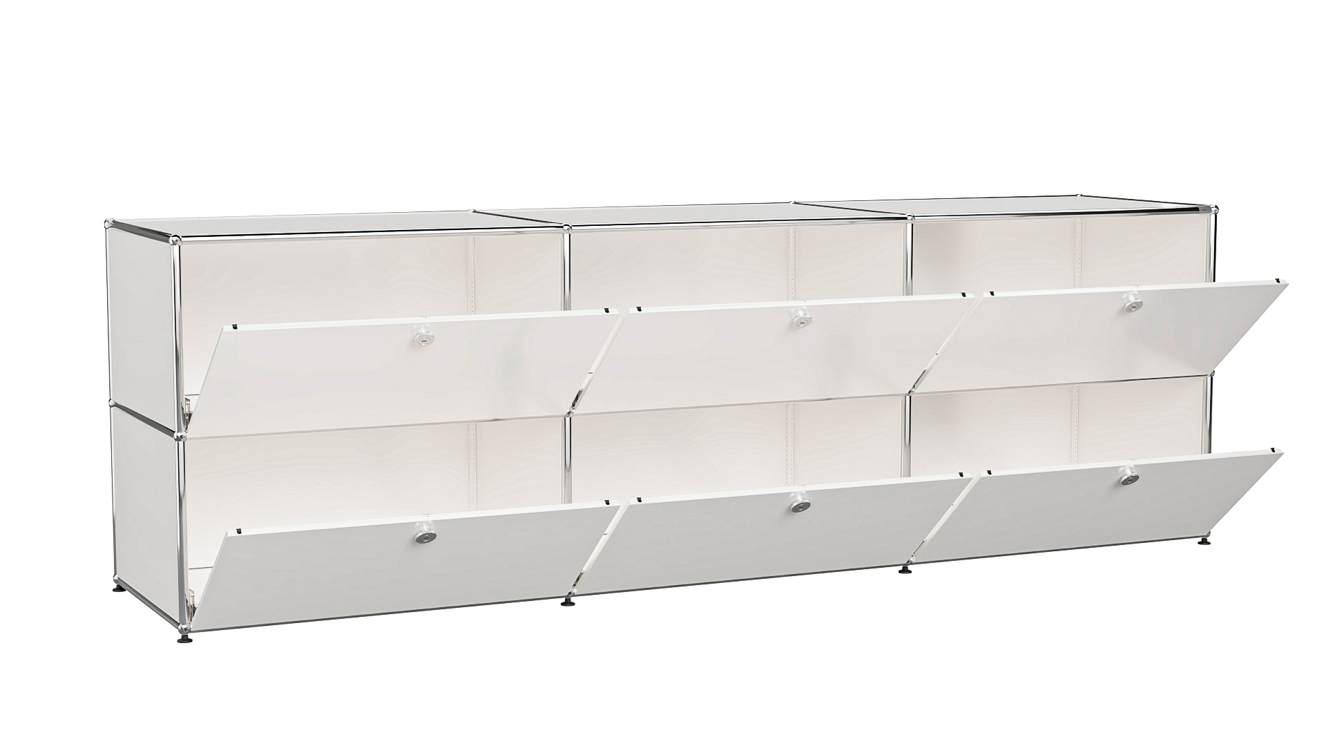 USM Haller Sideboard individualisierbar in Breite 225 cm x Tiefe 50 cm ...